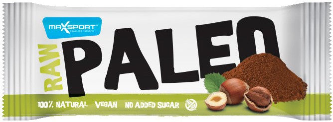 Baton Raw Paleo cu alune de padure si cacao, 50g Max Sport - Scufita ...