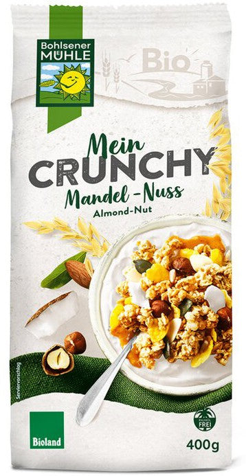 Musli bio Crunchy cu migdale si alune, 400g Bohlsener Muhle - Scufita ...