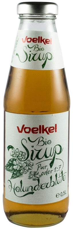 Sirop bio din flori de soc, 500ml Voelkel - Scufita Rosie – Pronat
