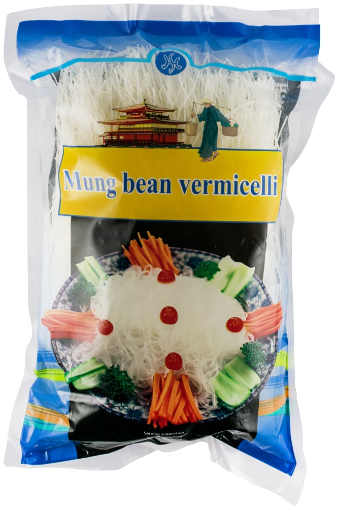 Taitei subtiri din fasole mung, 200g Vermicelli - Scufita Rosie – Pronat