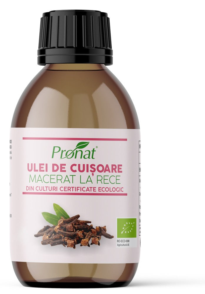 Ulei bio de cuisoare macerat la rece, 100ml Pronat - Scufita Rosie – Pronat